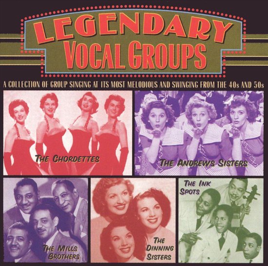 Legendary Vocal Groups, various artists | CD (album) | Muziek | bol.com