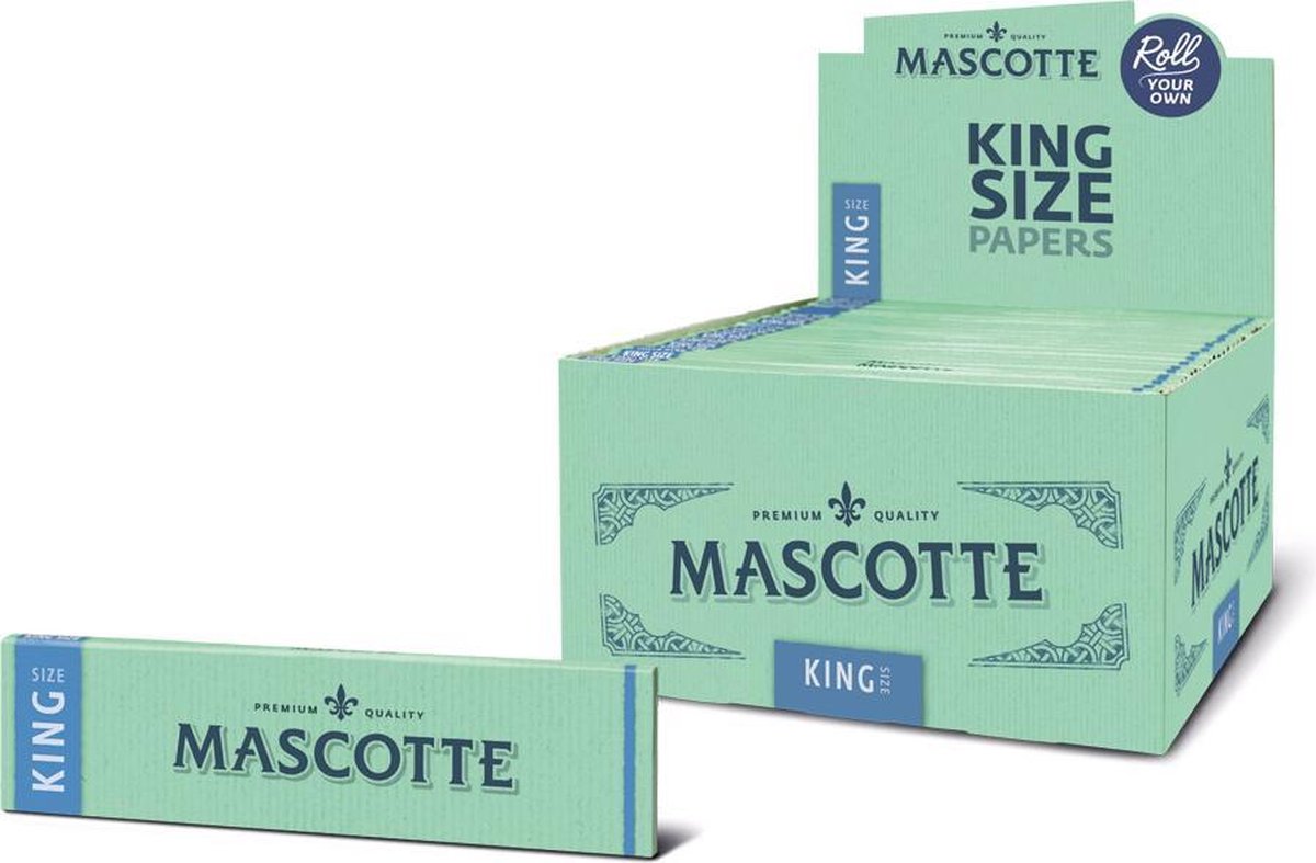 Mascotte - Mascotte King Size - Lange vloei - Doos 50 stuks | bol.com