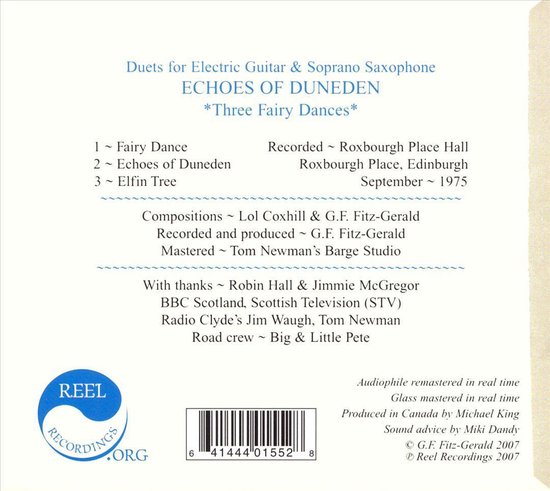 Echoes Of Duneden, G.F. Fitz-Gerald & Lol Coxhill | CD (album) | Muziek ...