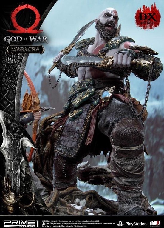God of War : Statue de luxe Kratos et Atreus Ivaldi's Deadly Mist Armor ...