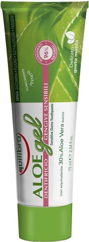 Equilibra - Aloe Gel Sensitive Gums Toothpaste Paste Is Aloe Vera 75Ml ...