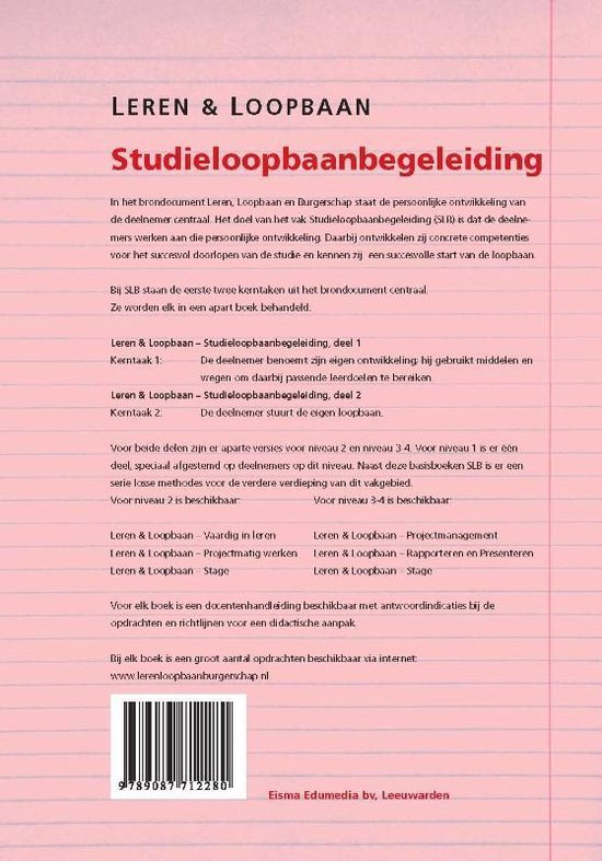 Leren & Loopbaan - Studieloopbaanbegeleiding MBO | 9789087712280 | K ...