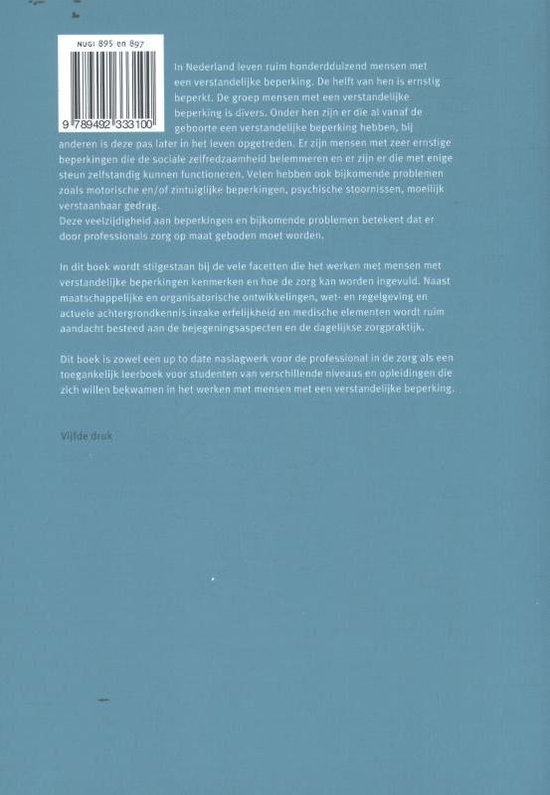 Mensen met een verstandelijke beperking Praktijkleerboek niveau 4 en 5 | 9789492333100... | bol