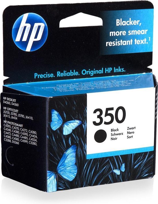 HP 350 Inktcartridge - Black | bol