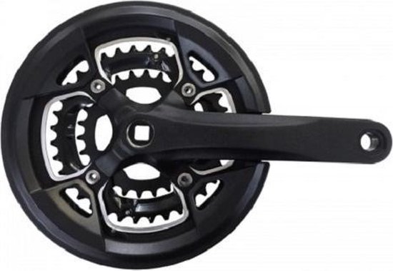 Prowheel Crankstel Flint 22-32-42t 170 Mm Alu/staal Zwart | bol