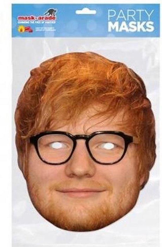 Ed Sheeran Masker voor Unisex-volwassenen (Veelkleurig) | bol