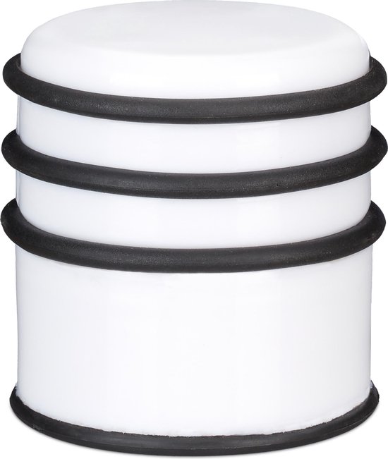 relaxdays deurstop - deurstopper - rubberen ring - deurbuffer - zwaar ...