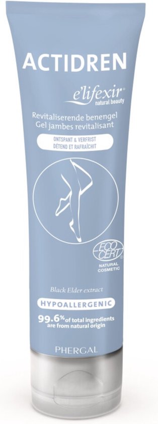 Actidren - e'lifexir Natural Beauty - 150ml - Body Toning Gel - Vegan ...