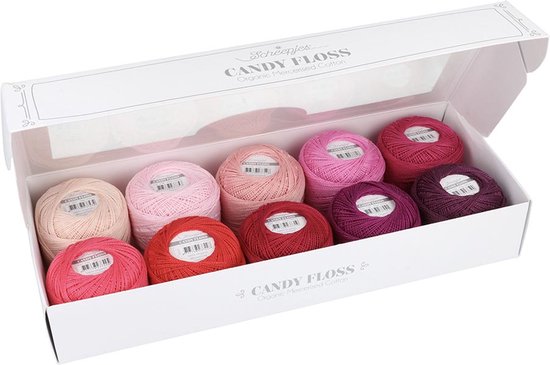 Scheepjes Candy Floss - colour pack 10x20gr Raspberry | bol