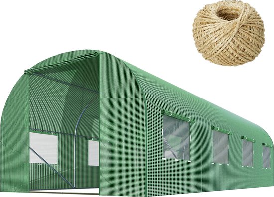 Kweektunnel - 2x4,5x2m - groen | bol