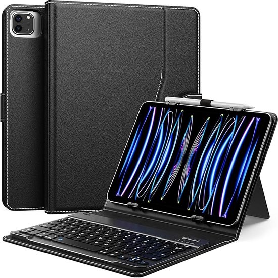 MoKo universele tablethoes met toetsenbord voor 9-11 tablets, tablets ...