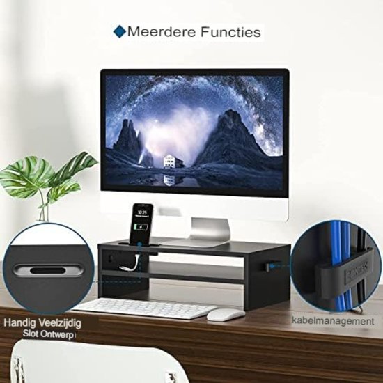 Beeldscherm Verhoger - Monitor Verhoger - Tv Verhoger - Ergonomisch ...