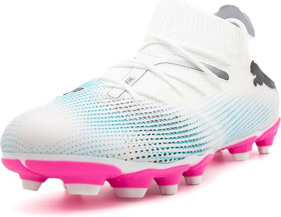 PUMA FUTURE 7 MATCH FG/AG Jr FALSE Sportschoenen - PUMA White-PUMA ...