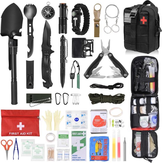 Noodpakket - Survival Kit - Overlevingspakket - Survivalset - Camping ...