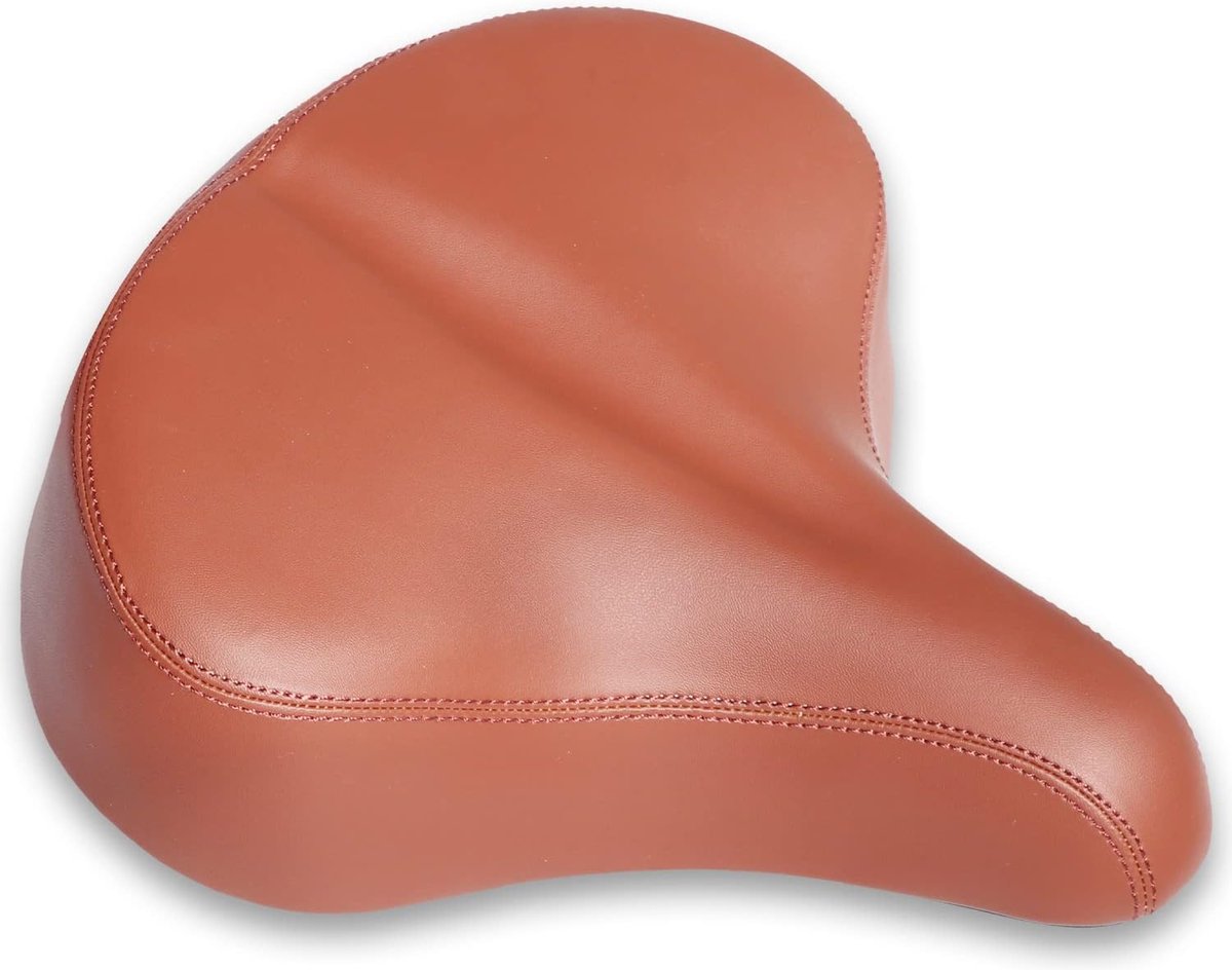 Comfort Fietszadel voor dames of heren, breed gevoerd fietszadel | bol