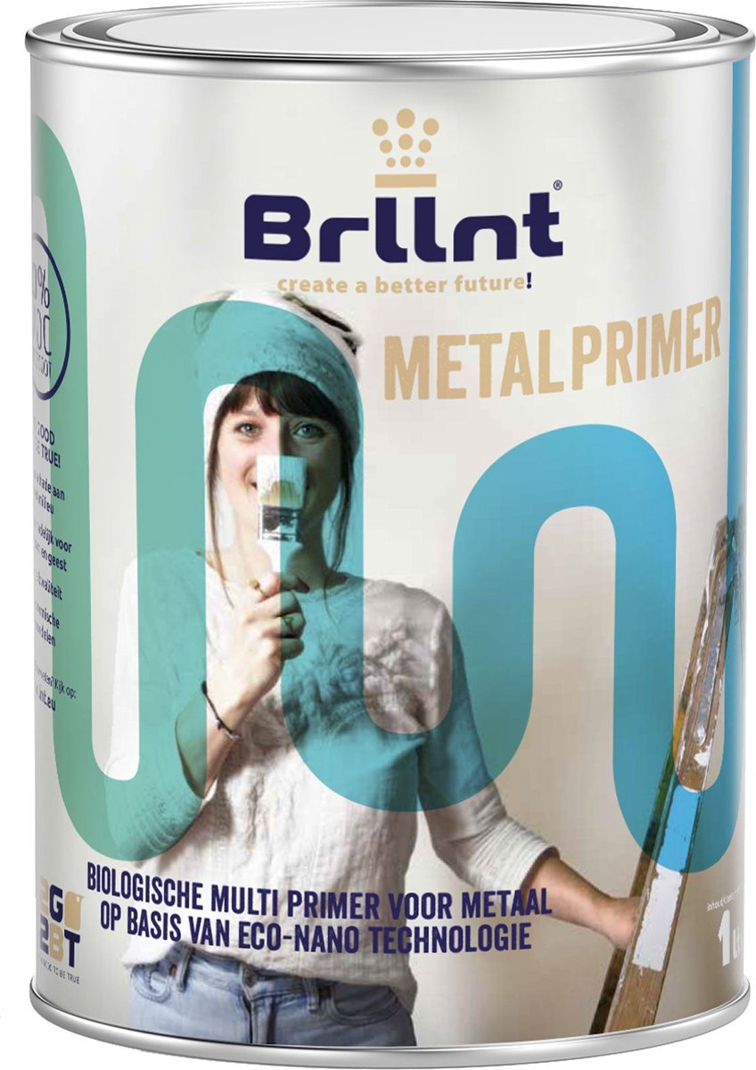 Brllnt Metal primer RAL 7015 Leigrijs | 2,5 Liter | bol