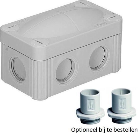 10 stuks mini Wiska lasdoos grijs voor M20 wartels | bol