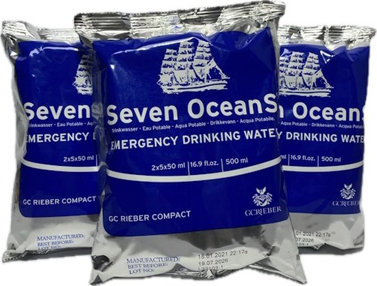 Seven Oceans Emergency Drinking Water – 500ml | bol