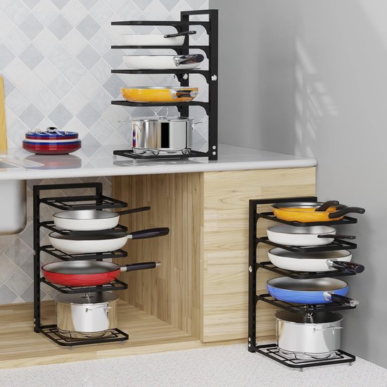 pannenrek - pannenplank / rack organizer \ Opbergrek | bol