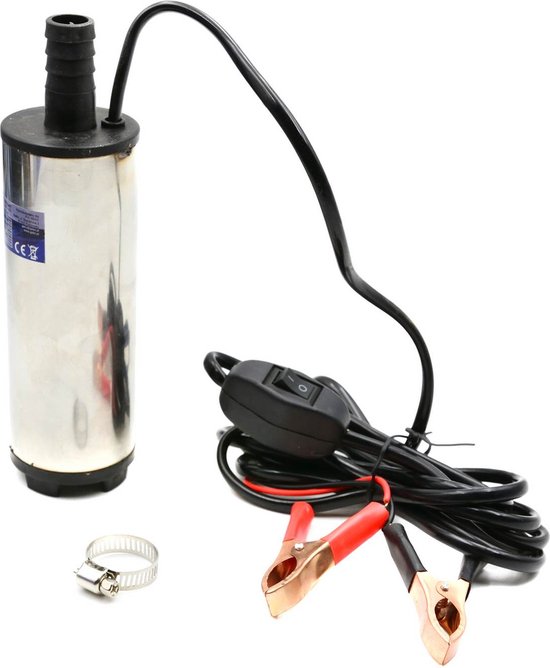 Elektrische oliepomp - 52 mm - Overhevelingspomp 12 Volt - Mini olie ...