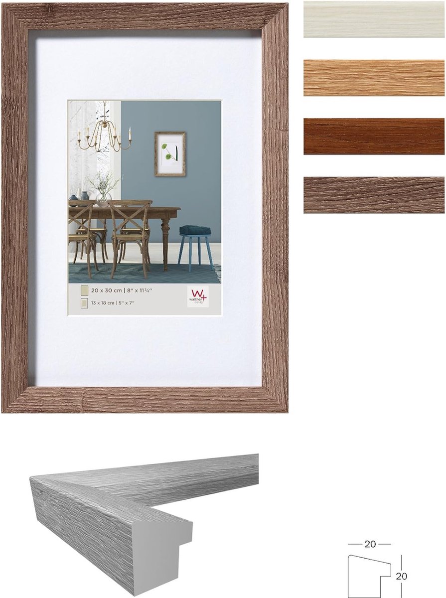 houten fotolijst, 20 x 30 cm | bol