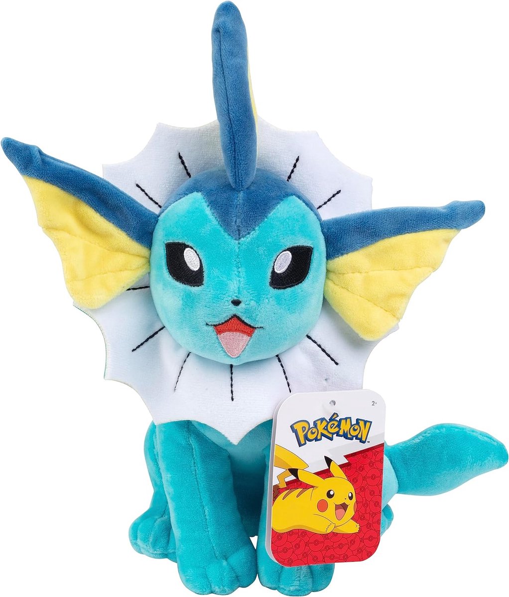 Vaporeon Pokémon Pluche Knuffel 20 cm {Friends with Eevee Umbreon ...