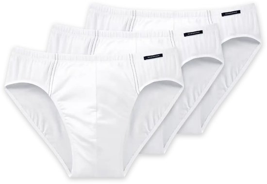 Schiesser 3-pack heren mini slips - Essentials - S - Wit. | bol
