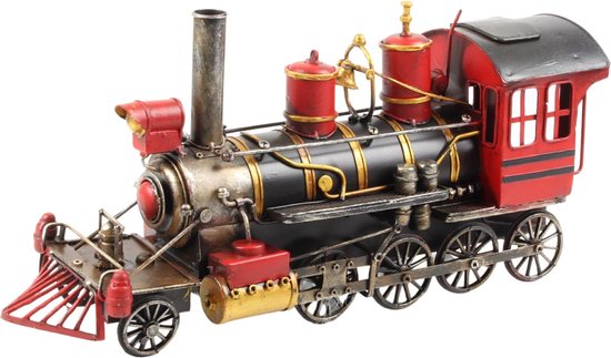 StoomLocomotief - Model Stoomtrein - Miniatuur Locomotief - Metalen ...