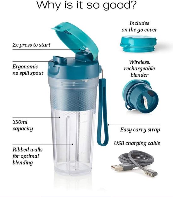 Tupperware UrbanMax - Portable Blender - smoothiemaker | bol
