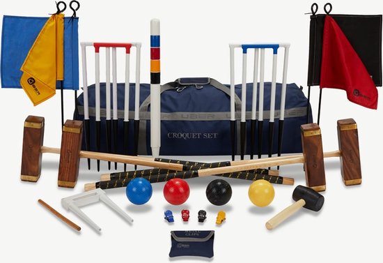 Ubergames - Professional Croquet Set - Engels Tuinspel - 16mm ...