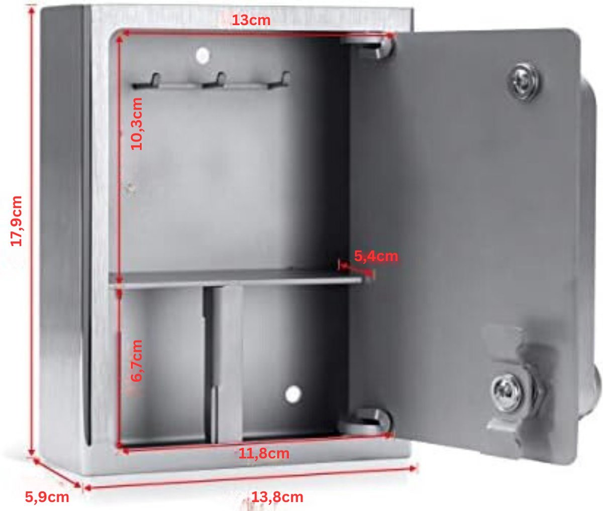 Sleutelkastje Buiten met Code - Sleutelkluis voor Buiten - Sleutelkluis ...