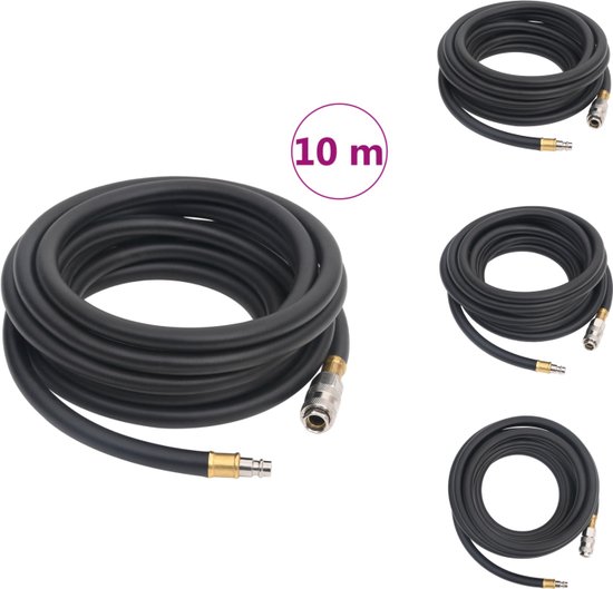 vidaXL Hybride Luchtslang - Compressorslang 10m - 9.5mm - 20 bar ...