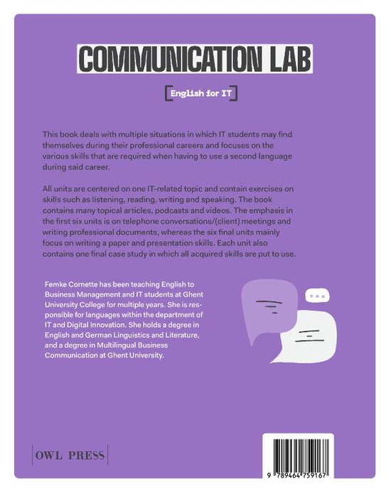 Communication Lab | 9789464788716 | Femke Cornette | Boeken | bol