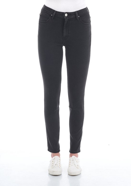 Lee Dames Jeans Scarlett High Skinny Zwart 26w 33l Bol