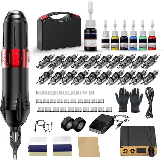 Thuys - Tattoo Machine - Tattoo Set Compleet - Tattoo Machines Beginner ...