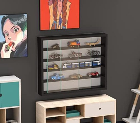 Vitrinekastje - Vitrine Box - Vitrinekastje Hangend - Wandvitrine | bol