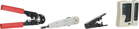 Danicom toolset (RJ45 krimptang - LSA-tool - striptang - testtool voor ...