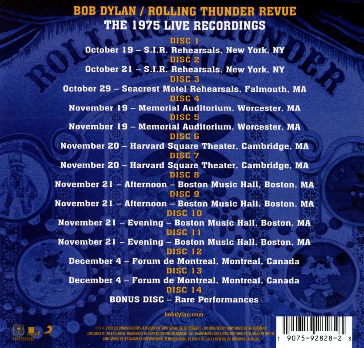 Rolling Thunder Revue: The 1975 Live Recordings, Dylan, Bob | Muziek | bol