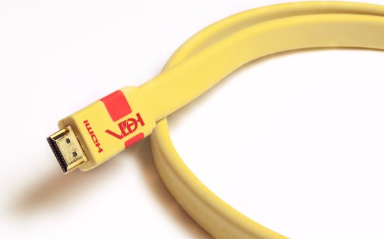 Van den Hul | The VDH HDMI Flat HEAC | HDMI kabel | 4K | Ultra HD | 2,0 meter | bol