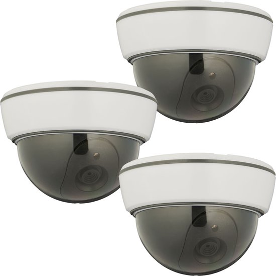 Relaxdays dummy dome camera - set van 3 - nep bewakingscamera - binnnen ...