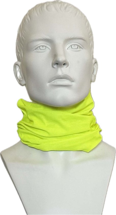 Premium Multifunctioneel Nekwarmer Muts FLUO GEEL neon - Buf - Ultiem ...