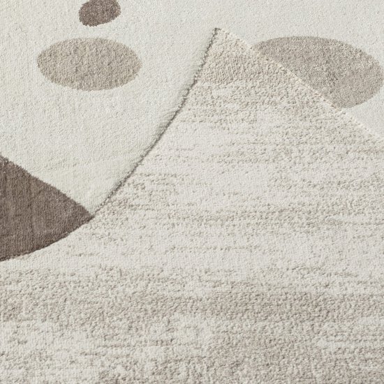 Tapijtenloods Mara Giraffe Vloerkleed Kinderkamer Creme Laagpolig ...