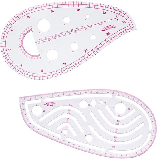 Naaien Liniaal 6 Stks Kleding Mode Liniaal Metrische Heerser Franse ...