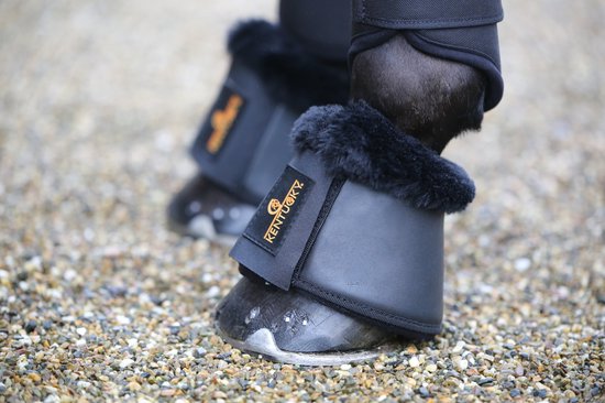 Kentucky Sheepskin Lederen Springschoenen - Zwart - Maat M | bol