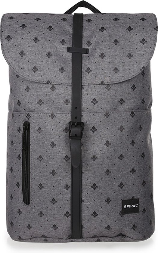 Spiral Royal Backpack Charcoal | bol