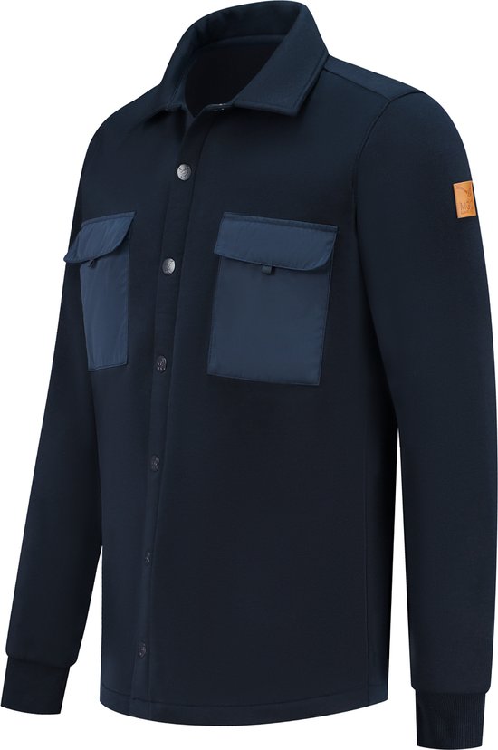 MGO Luke - Sweat overhemd Heren - Vest mannen - Sweatshirt drukknopen ...