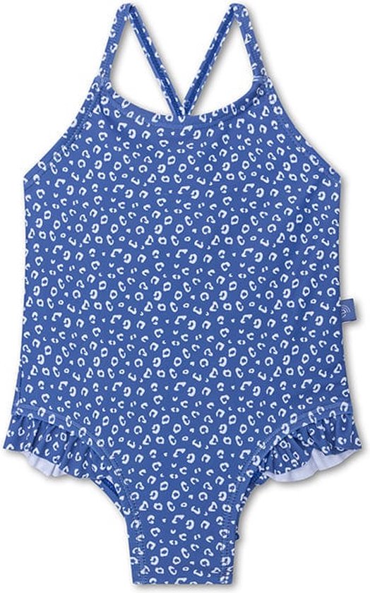 Swim Essentials | Blauw Panterprint Meisjes UV Badpak - Maat 98/104 | bol