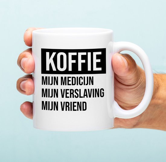 Ditverzinjeniet.nl Mok Koffie Mijn Vriend | bol
