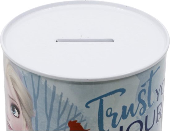 Spaarpot voor kinderen metaal Blue Forest - Frozen II thema ...