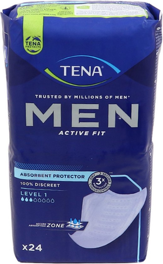 TENA MEN LEVEL 1- 10 x 24 stuks voordeelverpakking | bol